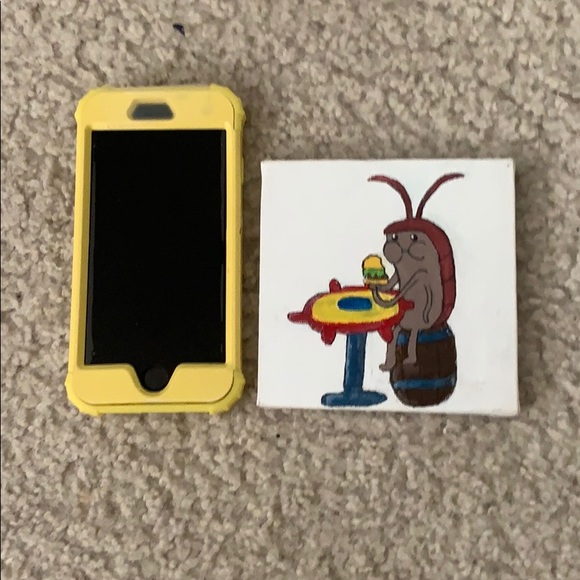 Wall Decor | Spongebob Roach Eating Burger | Poshmark